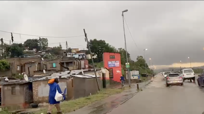 Durban residents assessing storm damage