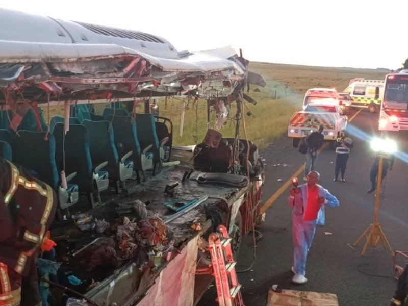Ten fatalities in Free State bus crash