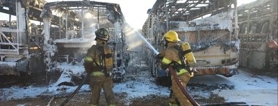 Probe into fire which gutted 20 buses in Mabopane