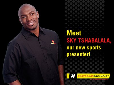 Sky Tshabalala is our new sports presenter