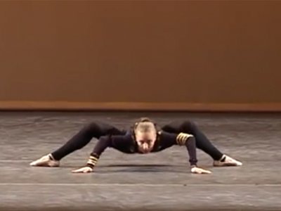 Ballerina's 'spider dance' might give you nightmares!