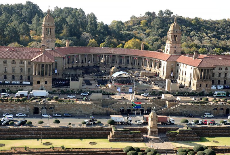 Thousands descend on Union Buildings for Ramaphosa’s inauguration