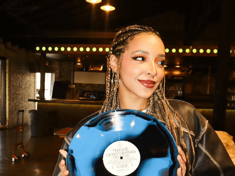 Tinashe's back in the studio: 'Locked in'