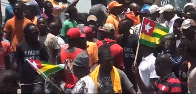 Thousands protest against government in Togo