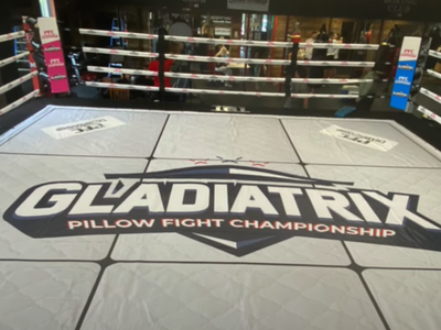 WATCH: Pillow fighting is moving from the bedroom to the boxing ring...