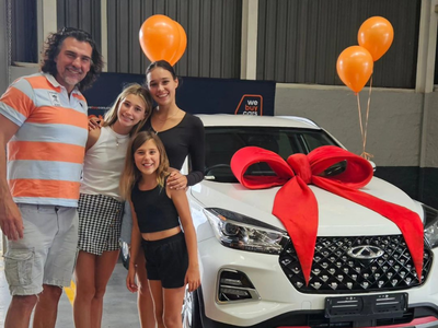 Victor Matfield buys daughter Jaime a car for her birthday