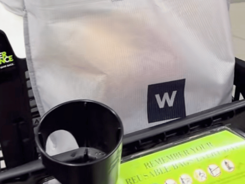 Why did Woolies really change their bags to white?