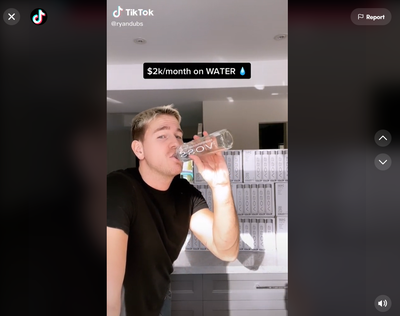 WATCH: Man spends R30 000 a month on specialty water