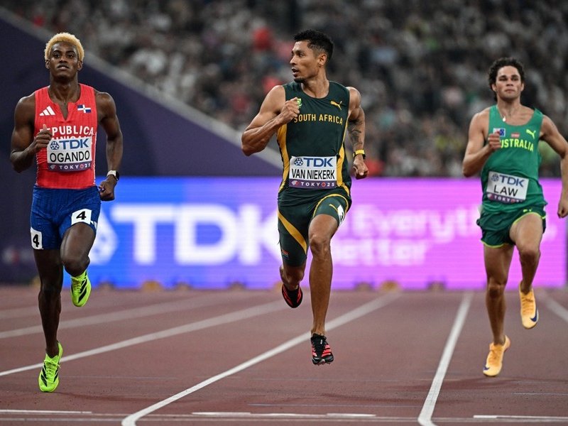 Van Niekerk enjoys second wind in Tokyo after injury nightmare