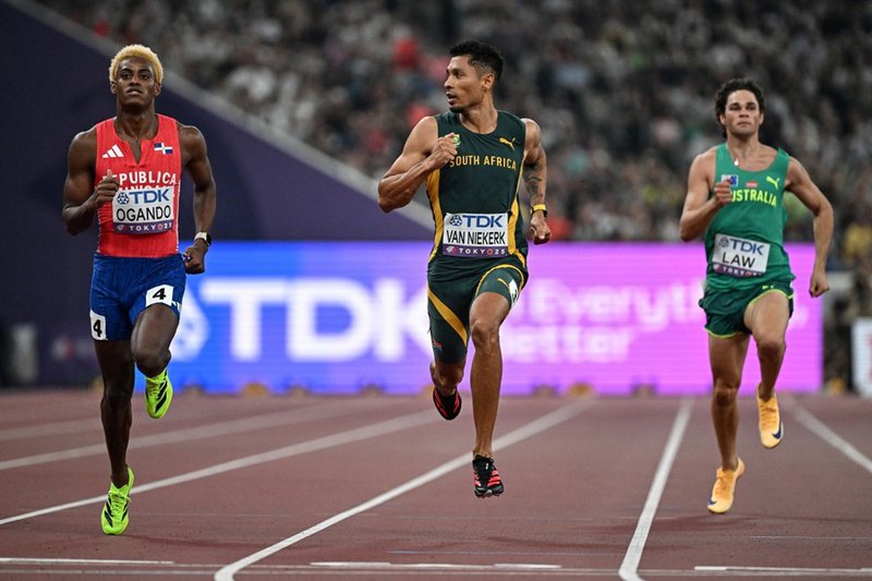 Van Niekerk enjoys second wind in Tokyo after injury nightmare