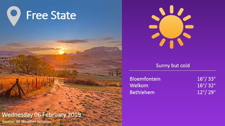 [WEATHER] Fine and warm becoming partly cloudy