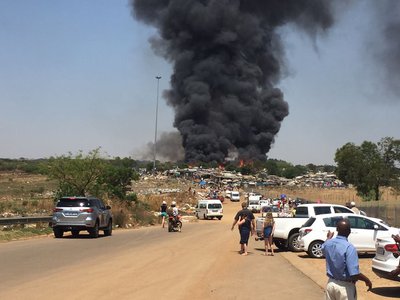 Hundreds displaced after fire rips through Plastic View