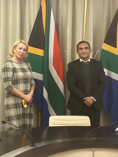 Dirco meets with Ukraine ambassador, 45 days after invasion