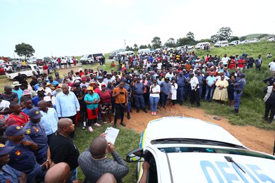 Calm restored in protest-hit Nkandla