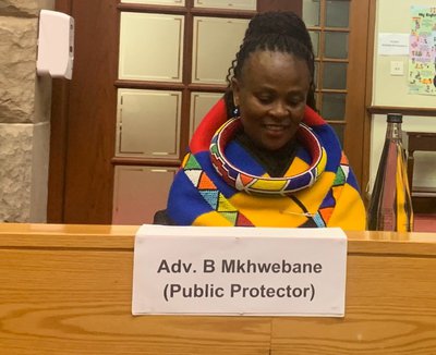 Mkhwebane defends C17 report, says Ramaphosa benefitted from campaign