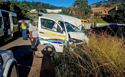 Two killed in Pinetown taxi crash
