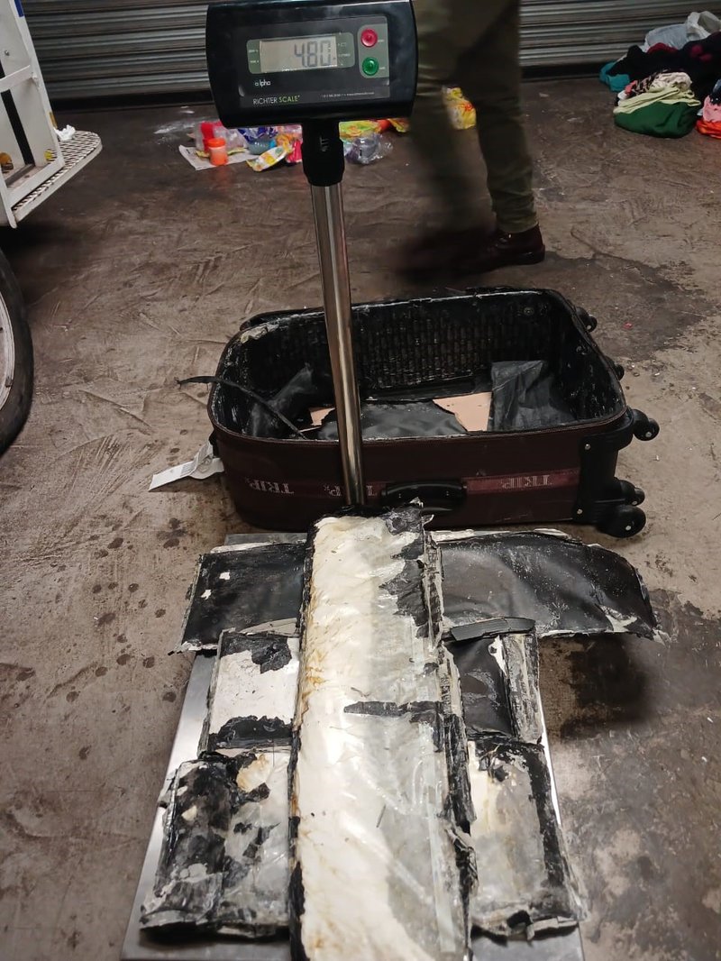Suspected drug mule arrested at ORTIA for cocaine