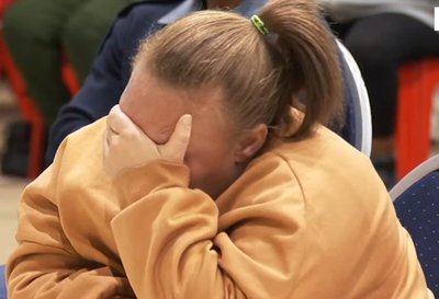 Kelly Smith sobs as Joslin video is shown in court
