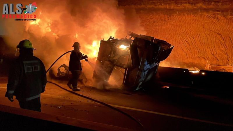 Probe into fiery Peacevale crash involving truck, four vehicles