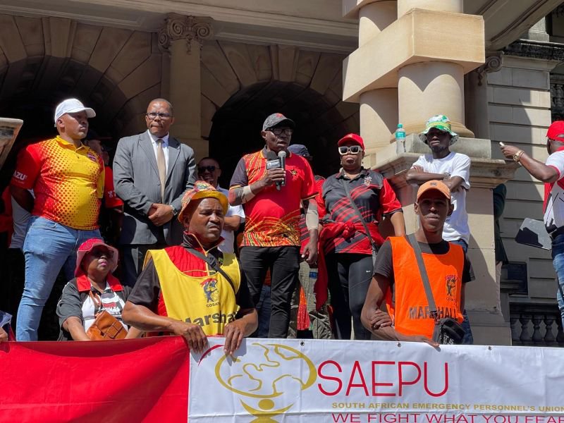 Cosatu paints Durban CBD red amid nationwide marches
