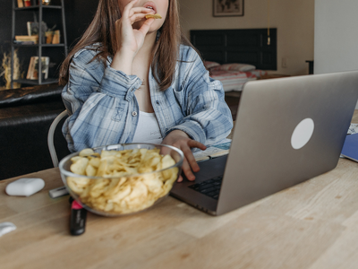 Employee forgets to mute mic during virtual meeting