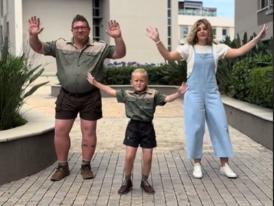 Boy who stole the show dances with Afrikaans singer Bernice West