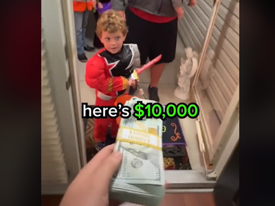 WATCH: Young trick or treater opts for candy over R180k from MrBeast!