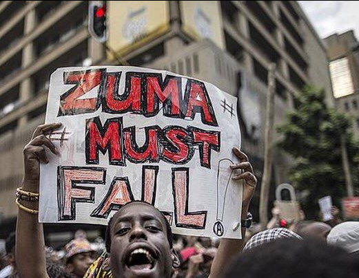 Twitter calls for a #ZumaMustFall March