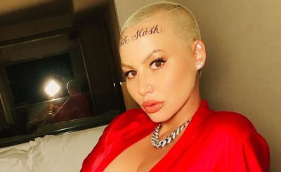 Kobe Bryant's death gave Amber Rose courage to get face tattoo