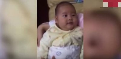 This baby just wants to whistle