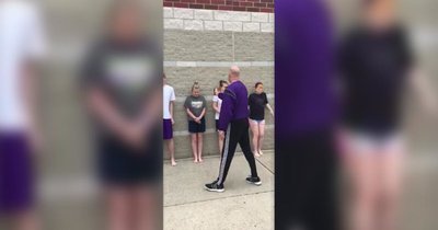 Students volunteer to get pepper sprayed for school science class