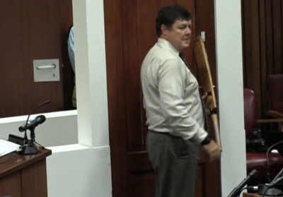 Strike mark in door scrutinised