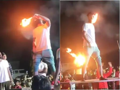 VIRAL: Beard caught on fire at the beginning of #Movember!