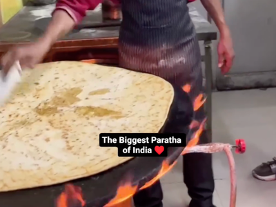 VIRAL: Humongous paratha sparks heartwarming reactions