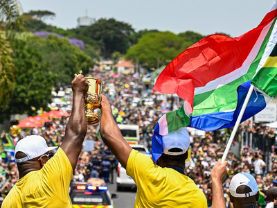 KZN erupts as Springboks' Rugby World Cup Trophy Tour takes over town