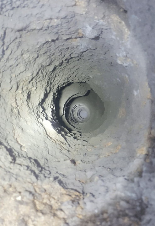 Toddler dies in borehole fall