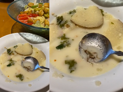 WATCH: Tonight on the menu we have... a cricket in your soup?!