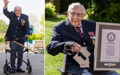 Captain Moore oldest artist to top UK charts