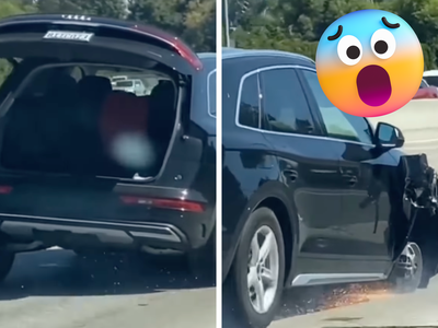 Shocking footage of "the terminator's destroyed car"!?