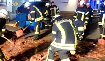 Storage tank explodes, releases a ton of chocolate into a German street