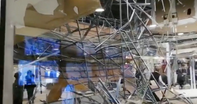 [PICTURES] Two injured as Cape Town mall roof collapses