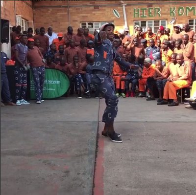 South African prisoners have some serious dance moves