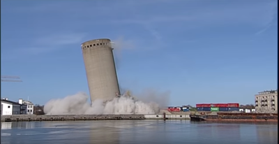 Silo demolition ends in disaster in Denmark