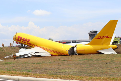 WATCH: Airplane breaks in half during landing