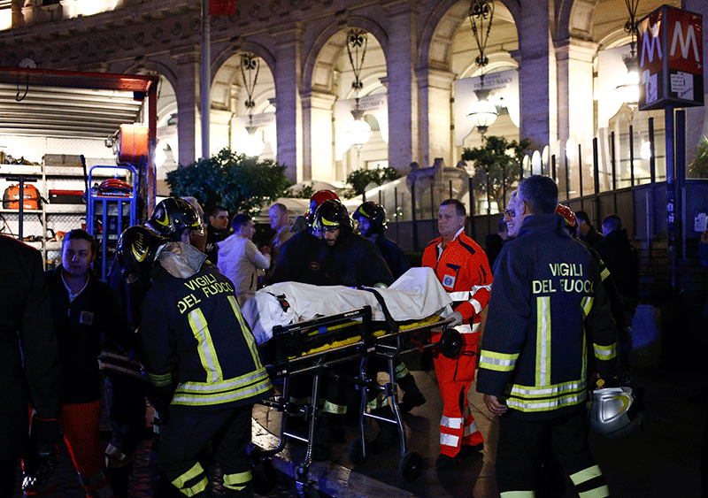 More than 20 injured in Rome escalator collapse