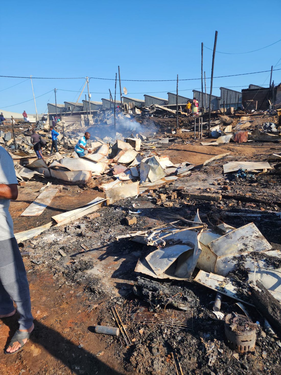 500 displaced by Dakota informal settlement fire