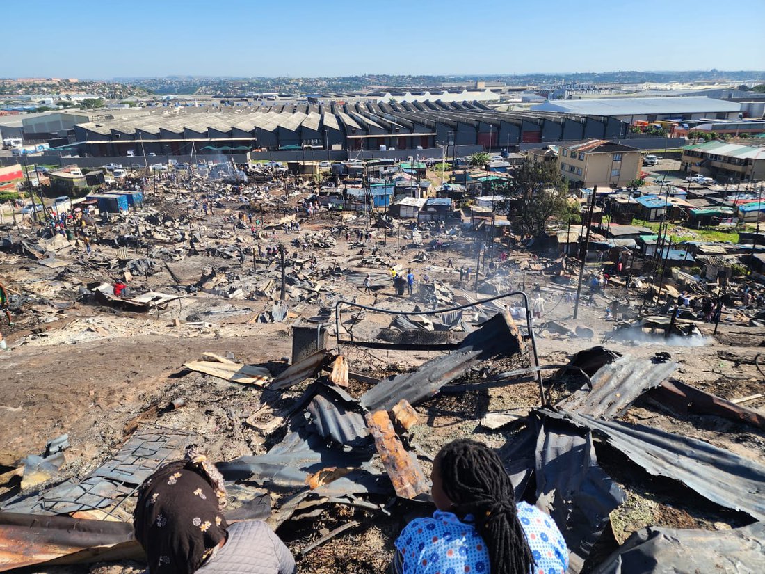 500 displaced by Dakota informal settlement fire