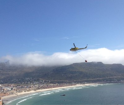 PHOTOS: Fish Hoek fire flares up again