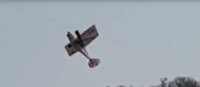 Two rescued from hanging aircraft