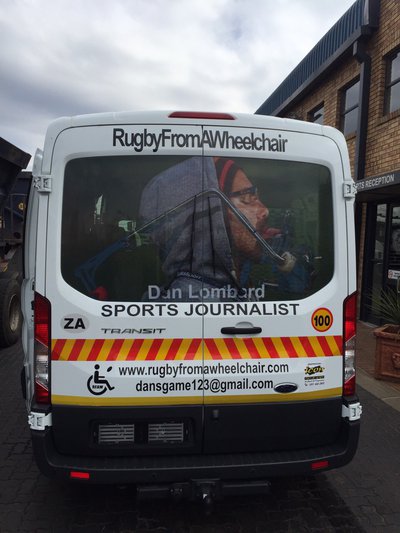 A Van for Rugby from a Wheelchair hero